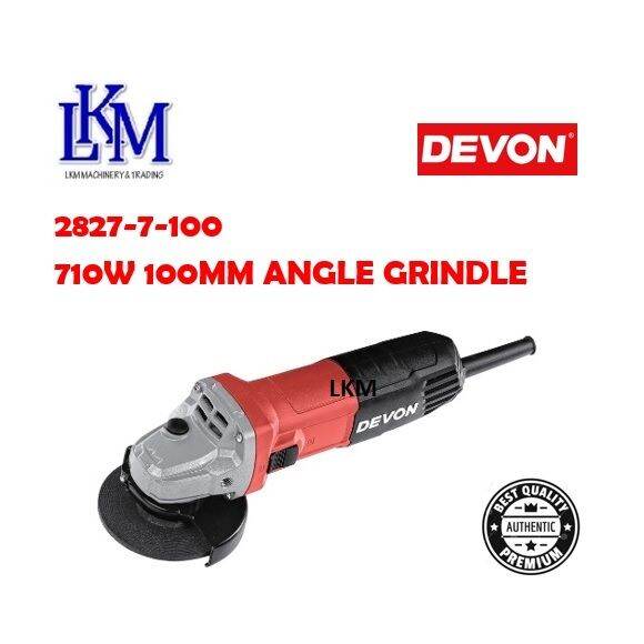 [DEVON] 2827-7-100 710W 100MM ANGLE GRINDER | Lazada