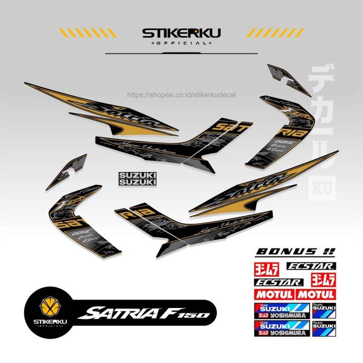 DECAL / RAIDER 150 NEWBREED / SE / SATRIA FU 150 / BARONG / STRIPING ...