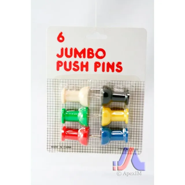 6 JUMBO PUSH PINS ( 6pcs /pack) | Lazada PH