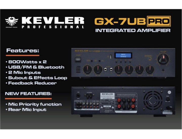 Kevler GX-7UB PRO Amplifier | Lazada PH