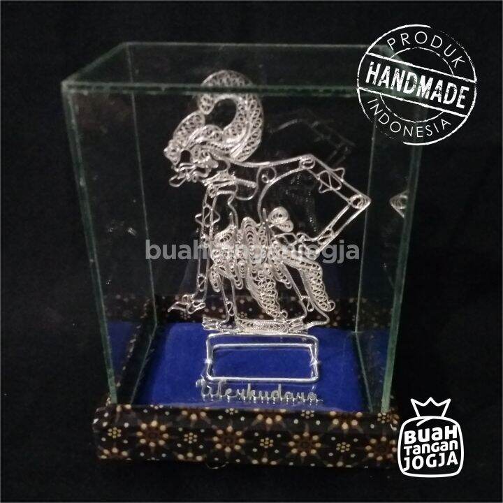 Miniatur Wayang Werkudara Lapis Perak - Kerajinan Filigri Khas Kotagede Jogja | Lazada Indonesia