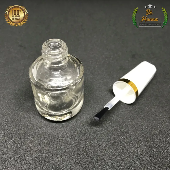Botol Kutek Kaca Kosong 15ml/15 ml Kaca Tebal Nail Polish Botol Empty ...