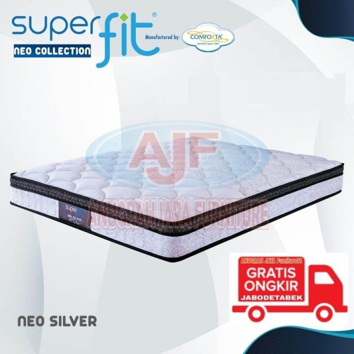 COMFORTA SUPER FIT Springbed Type NEO SILVER Matras Kasur Springbed ...