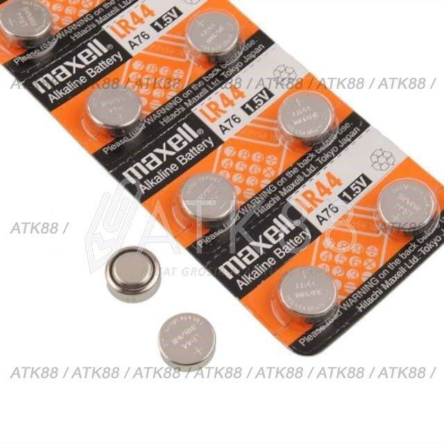 Baterai Kancing Original Maxell LR44 Alkaline Battery Calculator 1.5V | Lazada Indonesia