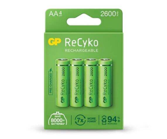 GP ReCyko AA 2600mAh Pack of 4 | Lazada PH