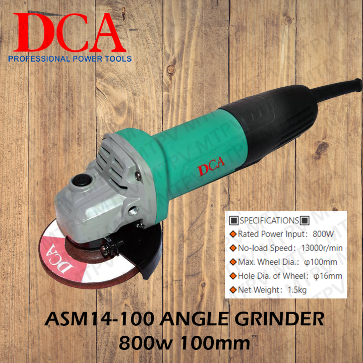 DCA 800w 100mm Angle Grinder ASM14-100 | Lazada PH