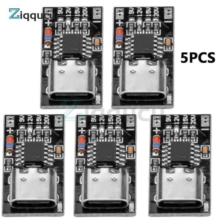 5PCS PD/QC/AFC TYPE-C Decoy Board USB Boost Module PD3.0 2.0 PPS/QC4 + FCP AFC Type-c Trigger ...