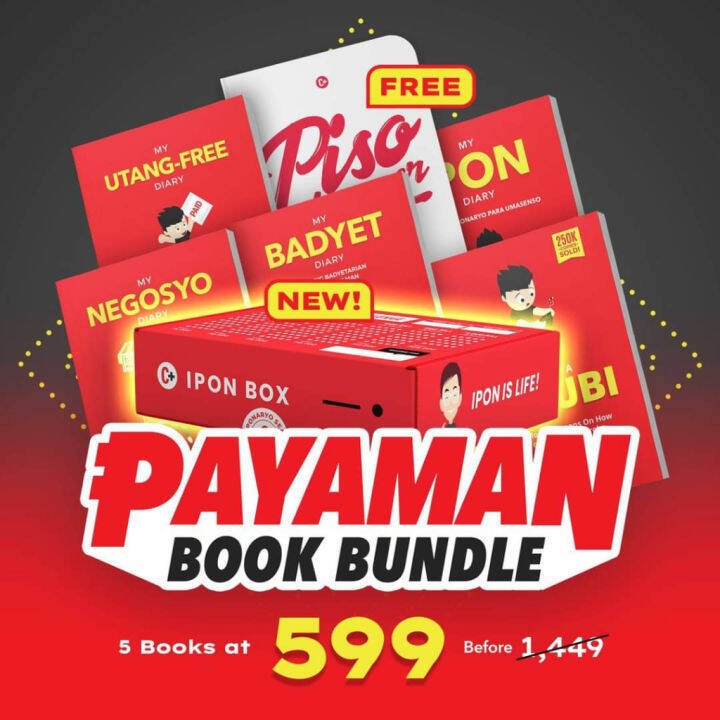 Payaman Book Bundle by Chinkee Tan with Piso Planner and Ipon Box | Lazada PH