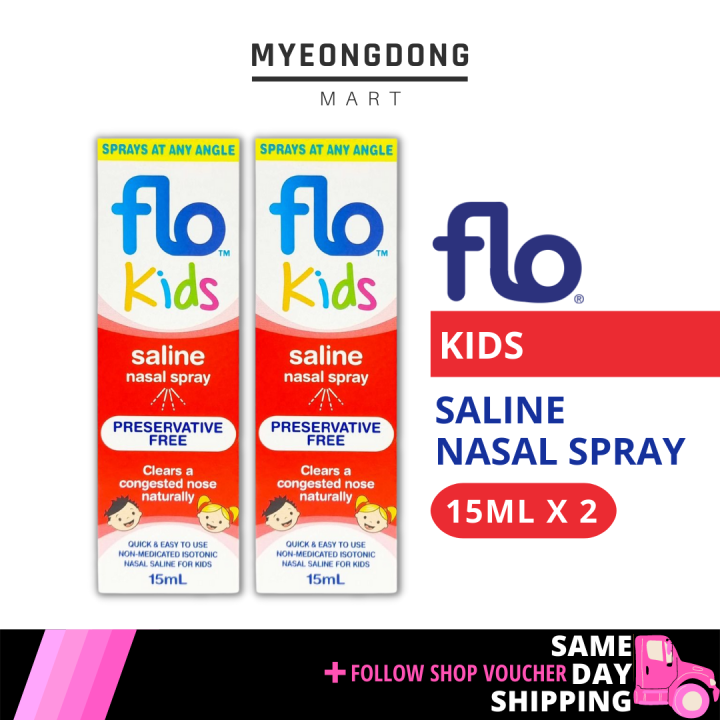 FLO Kids Saline Nasal Spray 15ml | Lazada Singapore