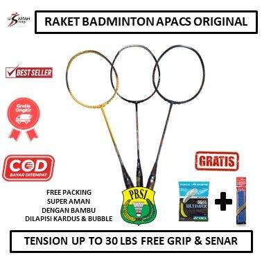 Raket Badminton APACS OriginaI AsIi - Racket Bulutangkis Dewasa Murah ...