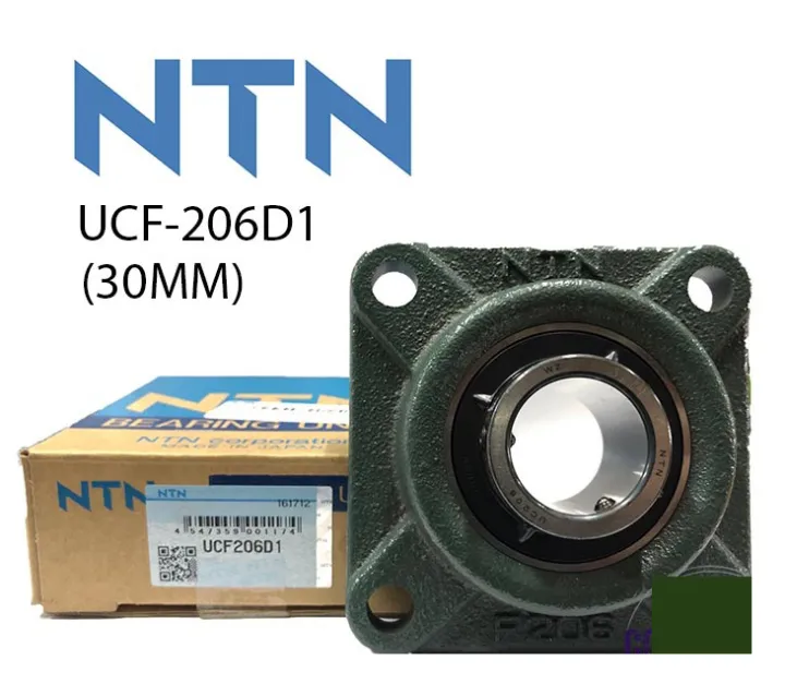 UCF206 เพลา 30 มิลลิเมตร NTN Bearing Unit UCF206 shaft 30 mm. เอ็นทีเอ็น ลูกปืนตุ๊กตา UCF 206 D1 ...
