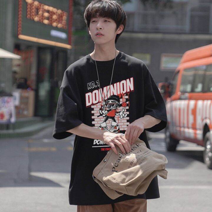 Áo phông nam nữ unisex tay lỡ thun form rộng BASEBALL DOMINION local ...