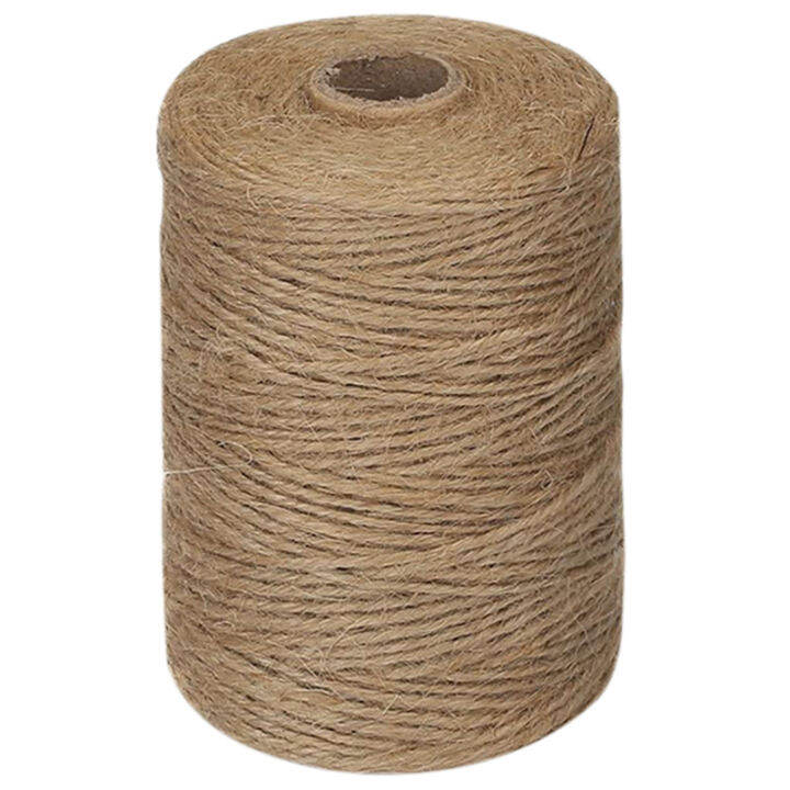 200M/ Roll 2mm Jute Twine Natural Thick Brown Twine for Home Gardening ...