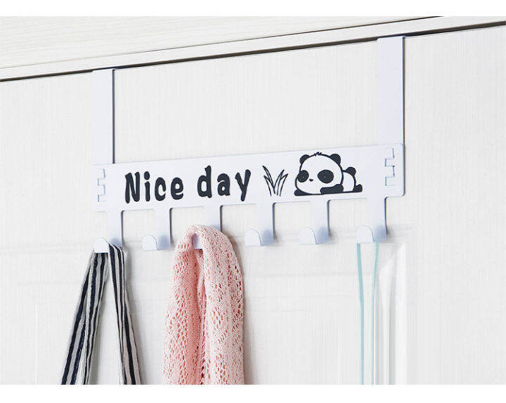 (ANTIRUST STEEL) Senorita Nice Day Over Door Hooks Multifunction ...