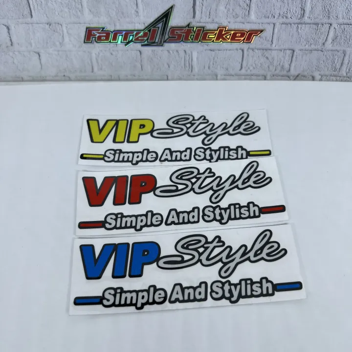 STIKER CUTTING PIP STICKER VIP STYLE | Lazada Indonesia
