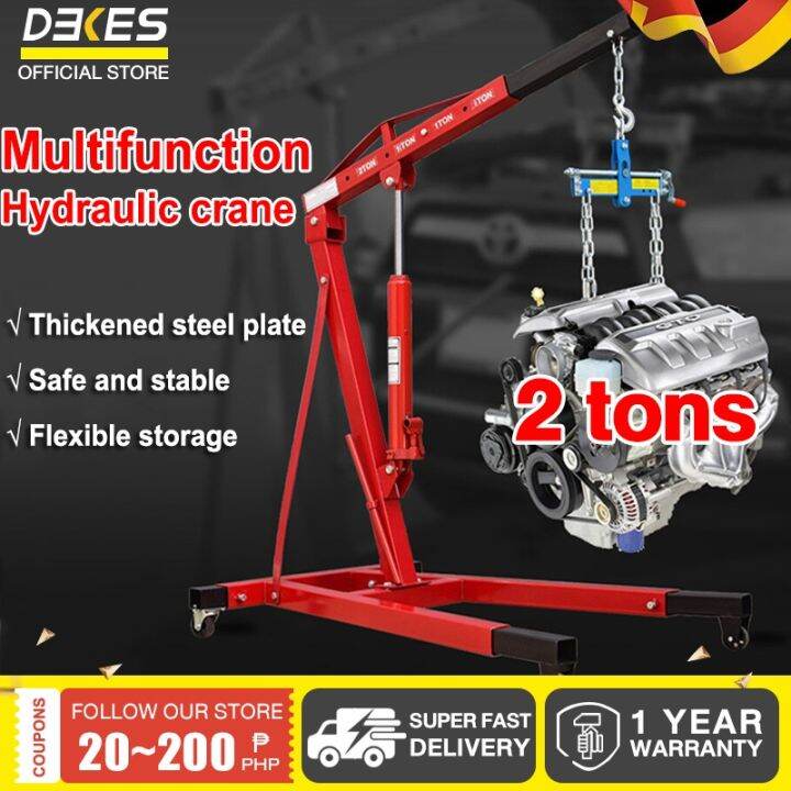 DEKES Hydraulic Crane 2ton, lifting crane 2 tons, lifting jack, lifting ...