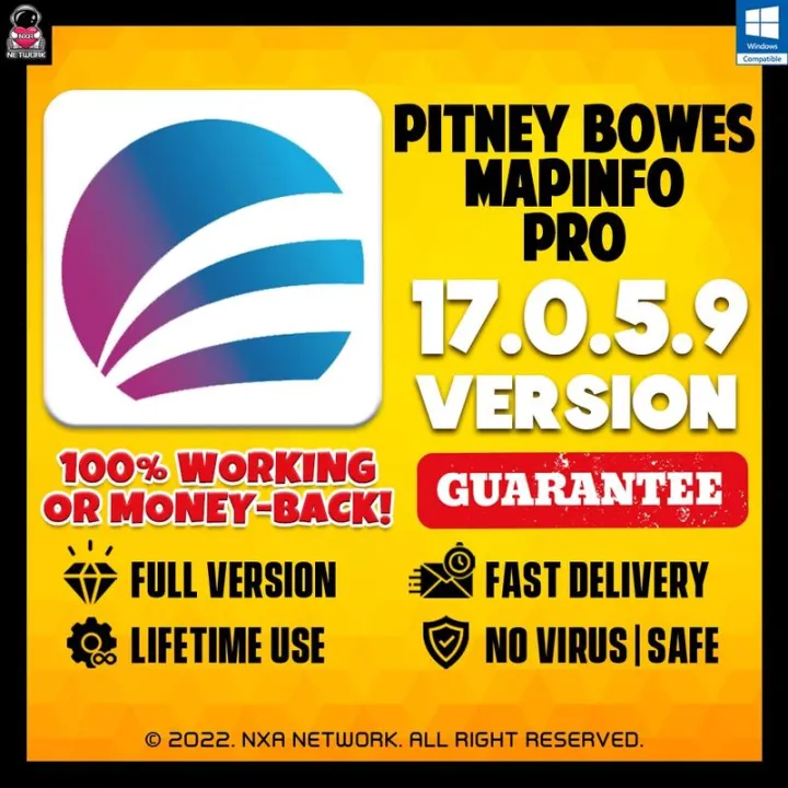 Pitney Bowes MapInfo Pro 17.0.5.9 / 12.5.5.500 + GUIDE AUG 2022 Full ...