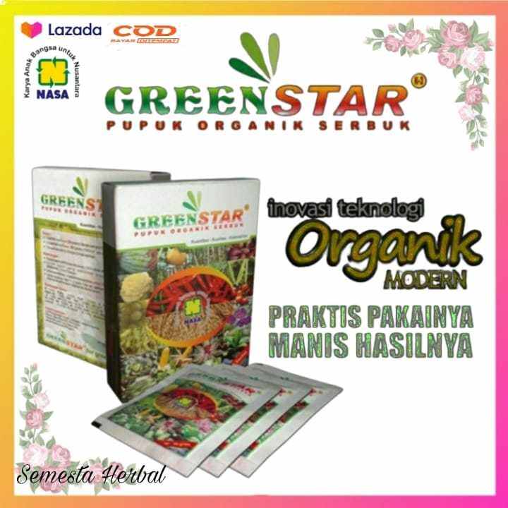 Nasa Green Star Pupuk Organik Berkualitas / green star nasa | Lazada ...