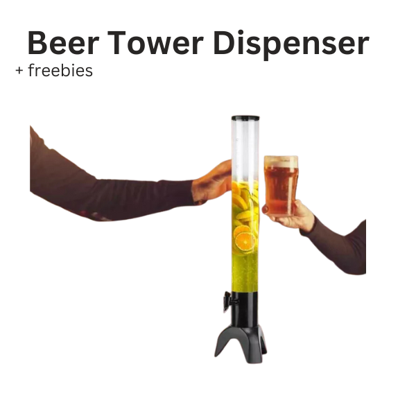 3.0L Beer Tower Dispenser Table Top Beverage Draft Tapper Party Bar ...