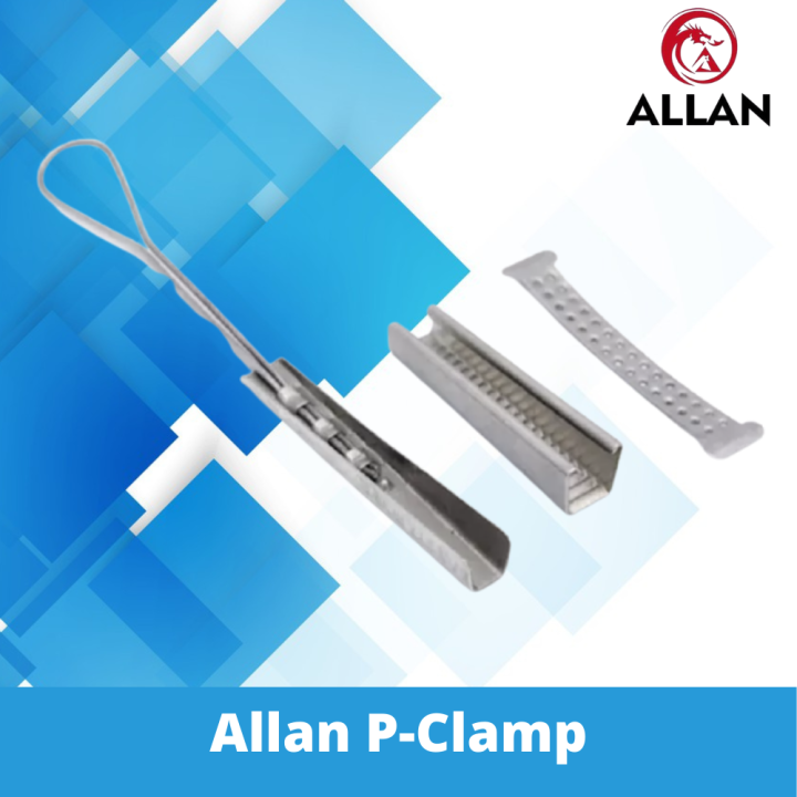 Allan FTTH Fiber Optic Drop P Clamp Suspension Wire Clamp Tensioner ...