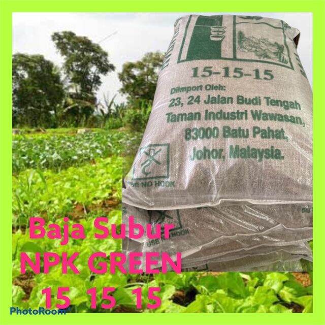 1kg Baja NPK Green 15 15 15 / Baja Kesuburan /Baja Pertumbuhan | Lazada