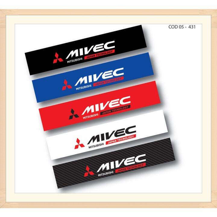 Front windshield sticker MIVEC 52''X 10'' | Lazada