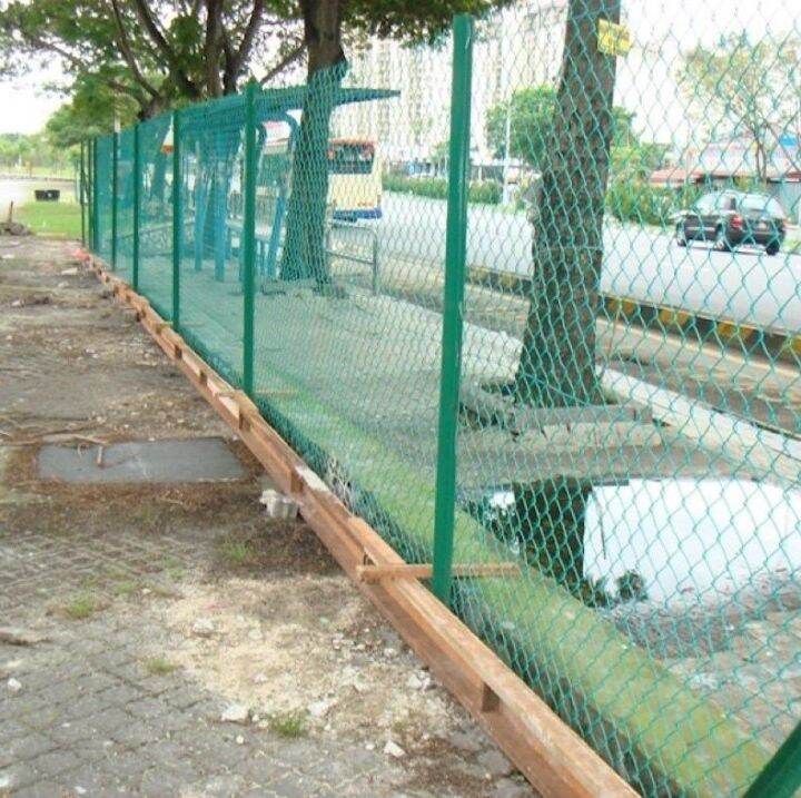 [12 Meter] 10G Chain Link PVC Fence Fencing Pagar 2.5inci kotak /Dawai ...