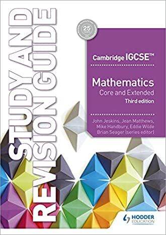 Cambridge Igcse Mathematics Core and Extended Study and Revision Guide ...