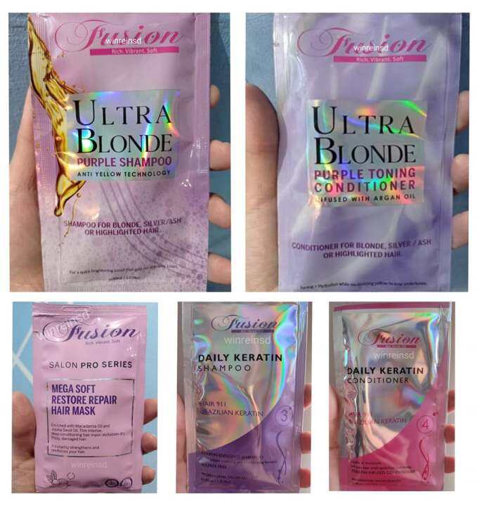 FUSION / Purple Shampoo Conditioner / Brazilian Keratin Shampoo ...