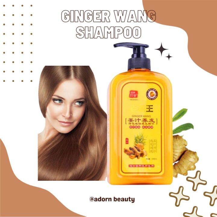1000ML Original Natural Ginger Shampoo for Hair Loss Herbal Ginger ...