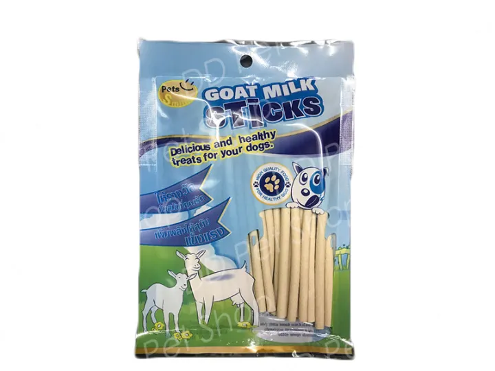 ศิริชัย Goat milk stick นมแพะเส้น ราคา 3 ห่อ 100 ขนมสุนัข พร้อมส่ง ...