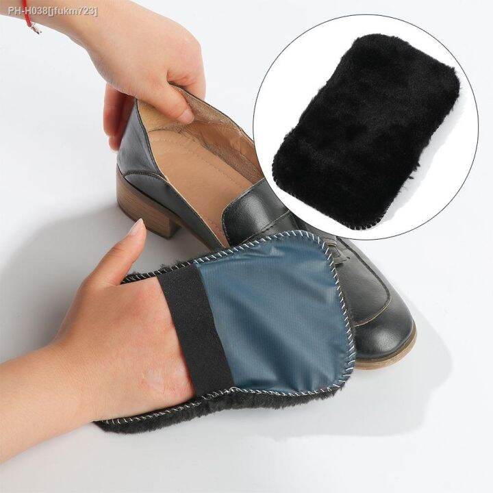 Shoe Gloves Shoe Care Brush Shoes Cleaner Soft Wool Plush Random Color ...