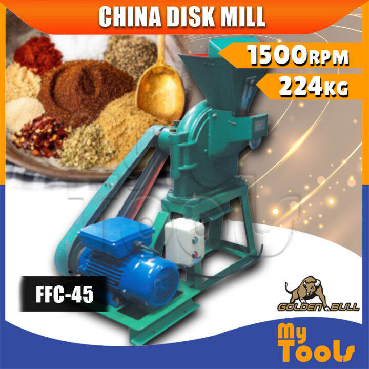 Mytools Golden Bull FFC-45 China Disk Mill 1500 RPM Heavy Duty | Lazada