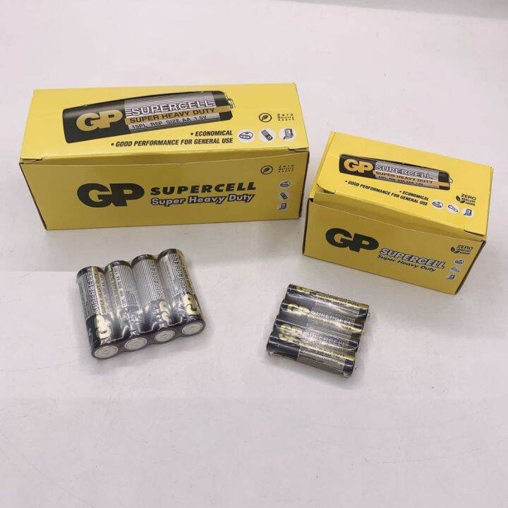 GP SUPERCELL Super Heavy Duty AA Battery / AAA Battery (1 Pack Have 4 ...