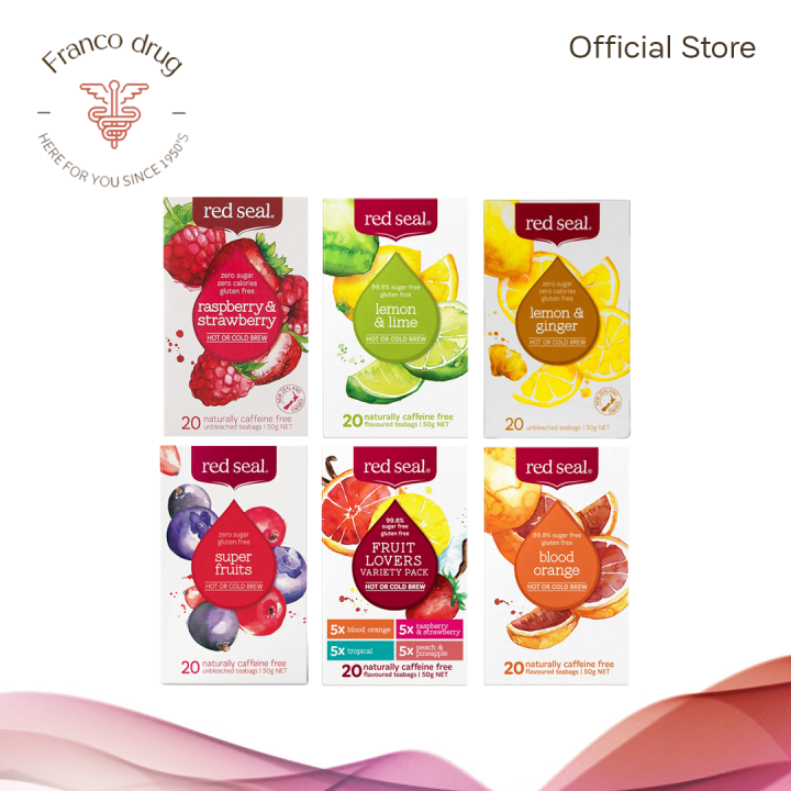 RED SEAL FRUIT TEA VARIETY PACK HOT OR COLD BREW - 20's | Lazada PH