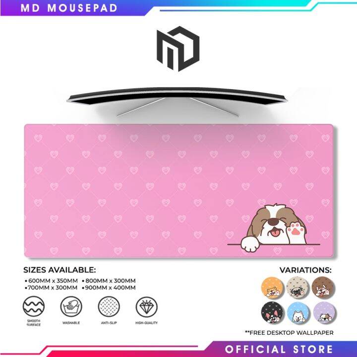 MD Mousepad | Happy Fur | Extended Mousepad | Large Gaming Mousepad ...