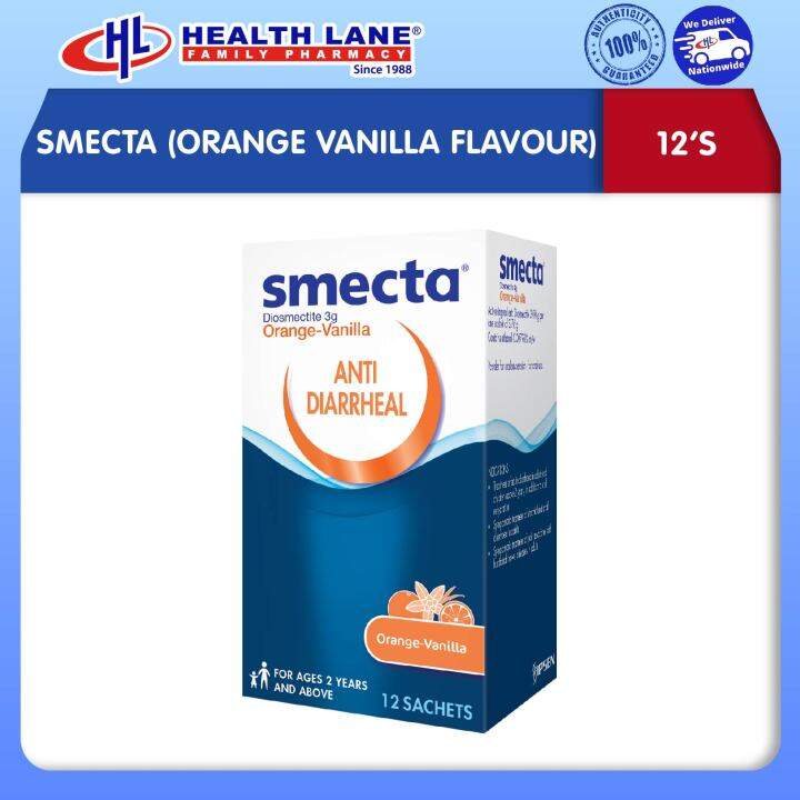 SMECTA (ORANGE VANILLA FLAVOUR) 3G 12'S | Lazada