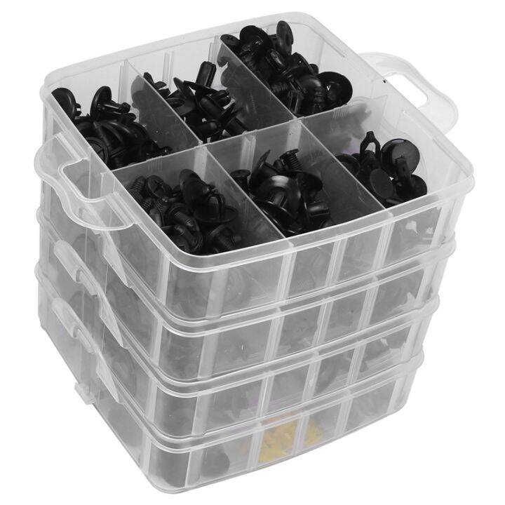 650 Pcs Plastic Car Fender Retainer Different Fasteners Clip Moulding ...