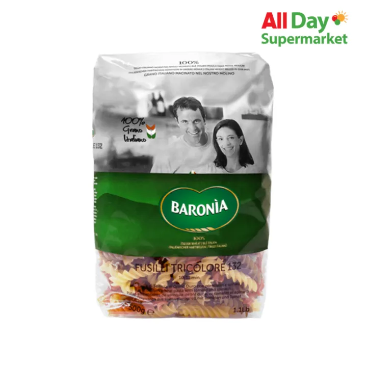 Baronia Fusilli Tricolore 500G | Lazada PH