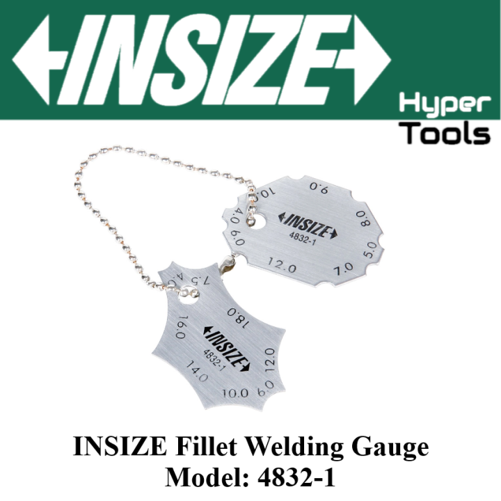 INSIZE Fillet Welding Gauge / Fillet Welding Gage (Model: 4832-1) | Lazada