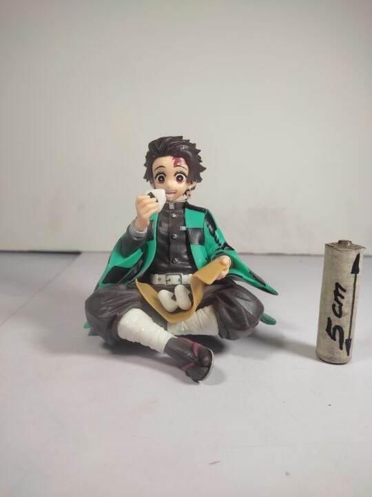 Tanjiro Eating Rice Ball Kimetsu No Yaiba Action Figure | Lazada Indonesia