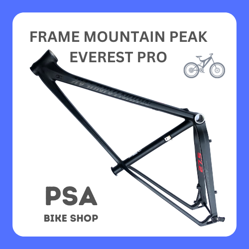 FRAME MOUNTAIN PEAK EVEREST PRO ALLOY 27.5 THRU AXLE MATT BLACK FOR ...