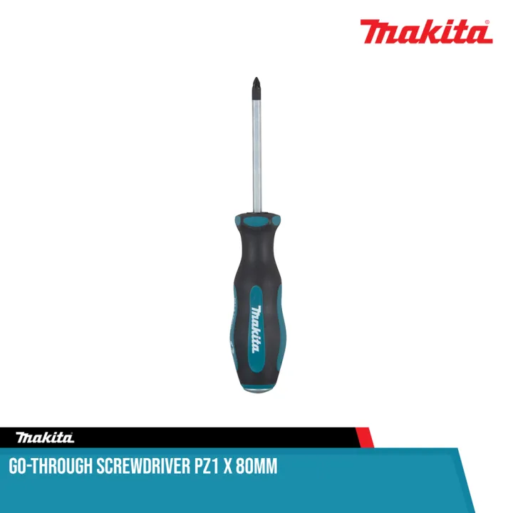 MAKITA Go-through Screwdriver PZ1 x 80mm (B-66092) | Lazada PH