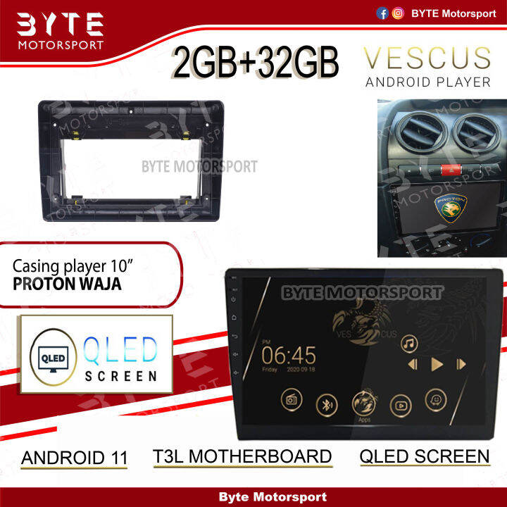 🦂VESCUS 🦂[2+32] DSP 📳4G Sim📳 Octa-Core Processor QLED Screen Proton Waja Android Player T3L ...