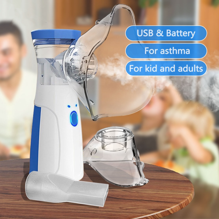 Rechargeable Portable Nebulizer Handheld Ultrasonic Spray Asthma ...