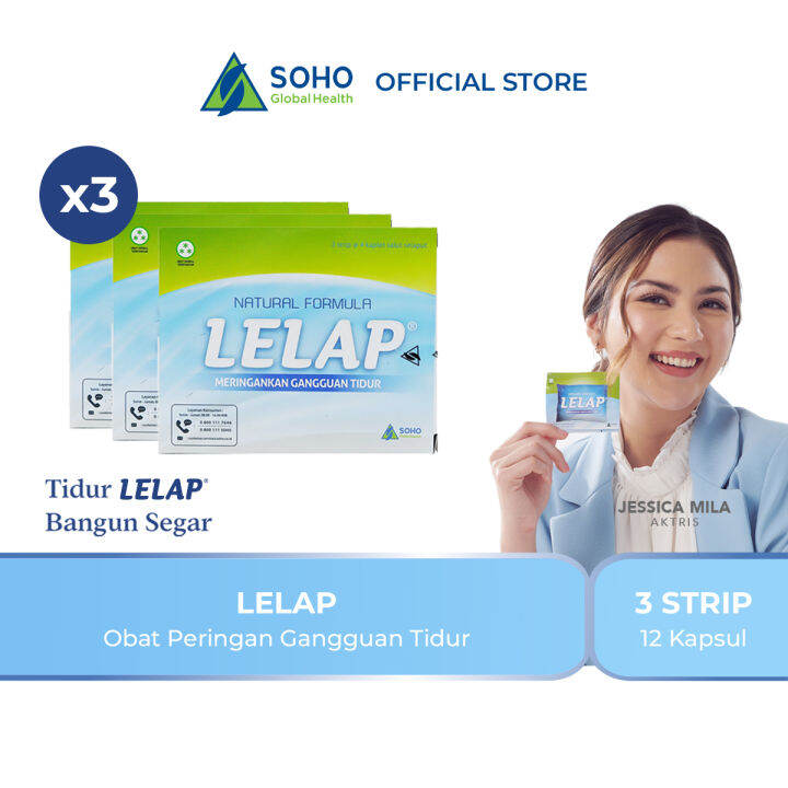 Natural Formula Lelap - 3 Strip (4 Kaplet/Strip) | Lazada Indonesia