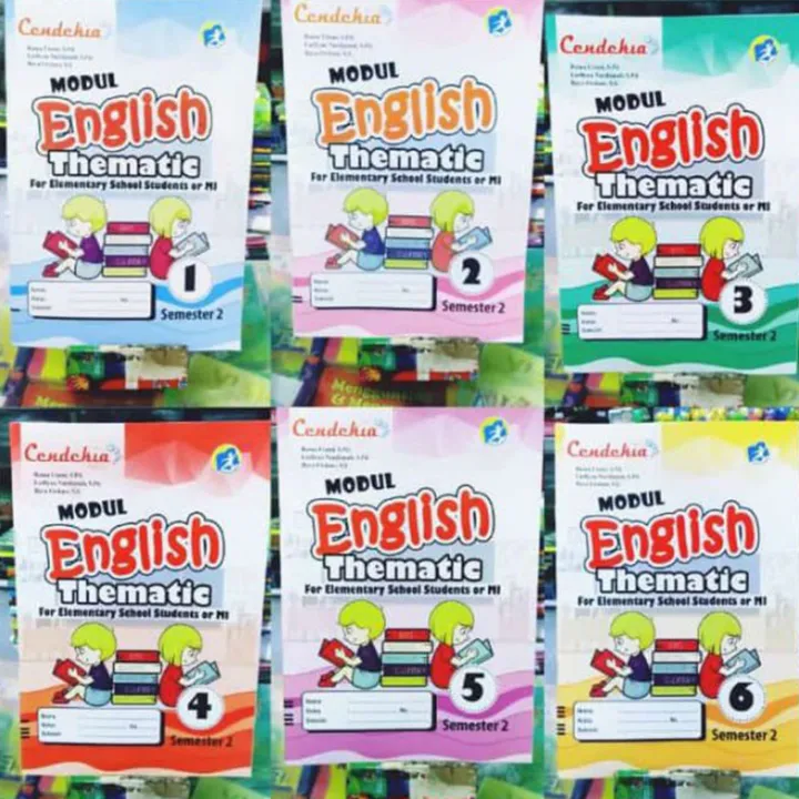 Buku Modul English Thematic SD/MI Kelas 2 Semester 2 Cendekia | Lazada ...