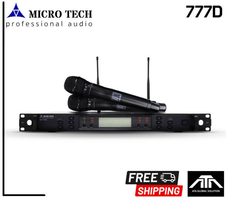 **สินค้าใหม่** ไมค์ลอย มี อีคิว กันหอน เอฟเฟกส์ในตัว MICROTECH MT-777D MT777D ไมโครเทค ไมค์ ไมค์ ...