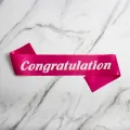 Congratulation Sash Selempang Graduation Party Accessory Decoration ...