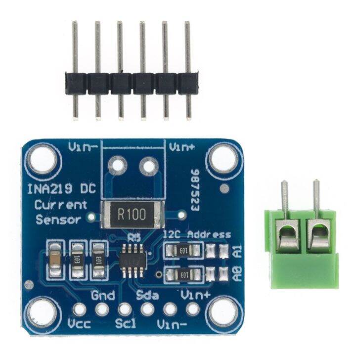 INA219 Bi-directional DC Current Power Supply Sensor SOT23 Breakout Module DIY 3V-5V IIC I2C ...